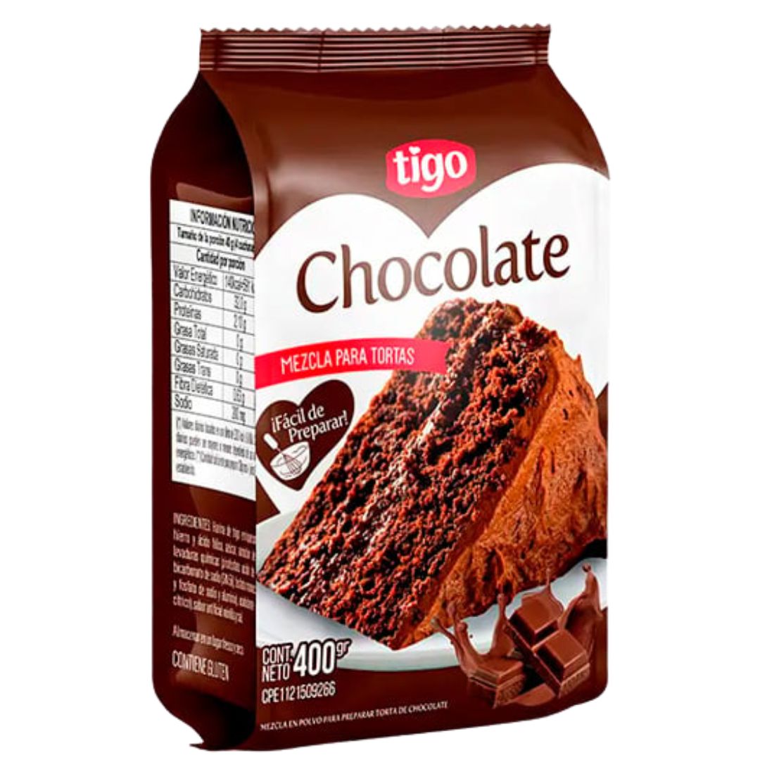 MEZCLA TORTA TIGO CHOCOLATE 400G